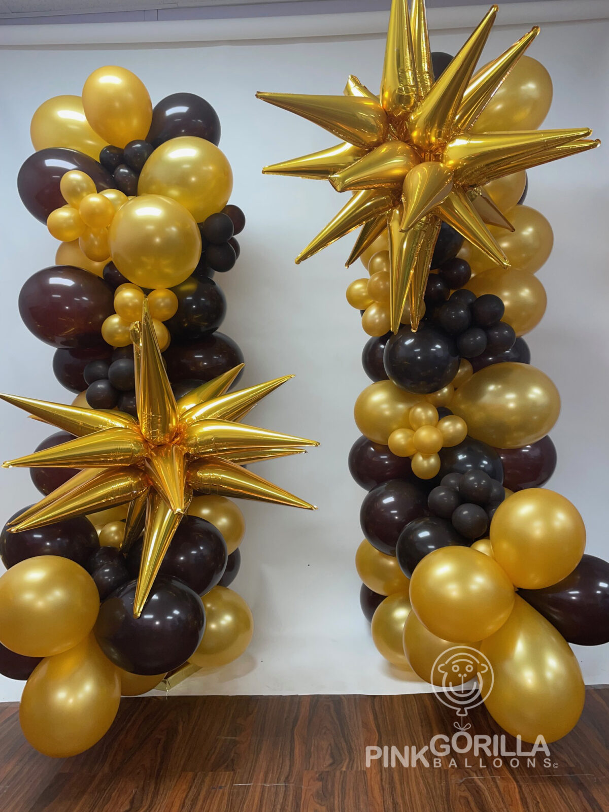 garland columns w magic stars - Pink Gorilla Balloons