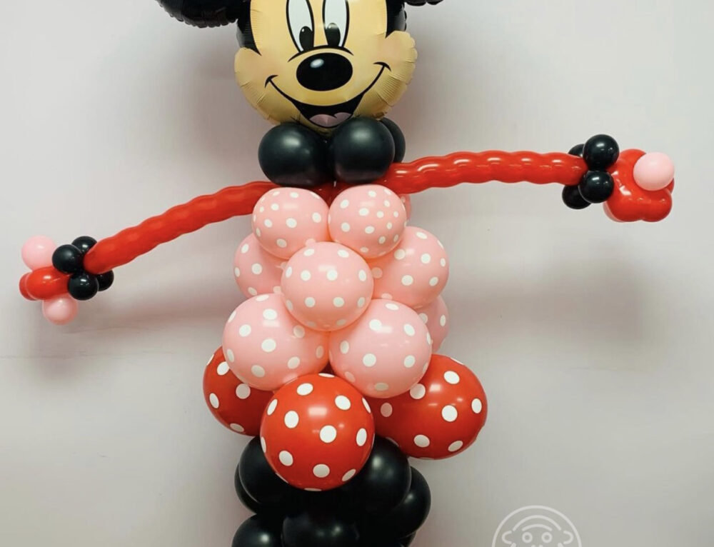 MINNIE MOUSE BALLOON DISPLAY - Pink Gorilla Balloons