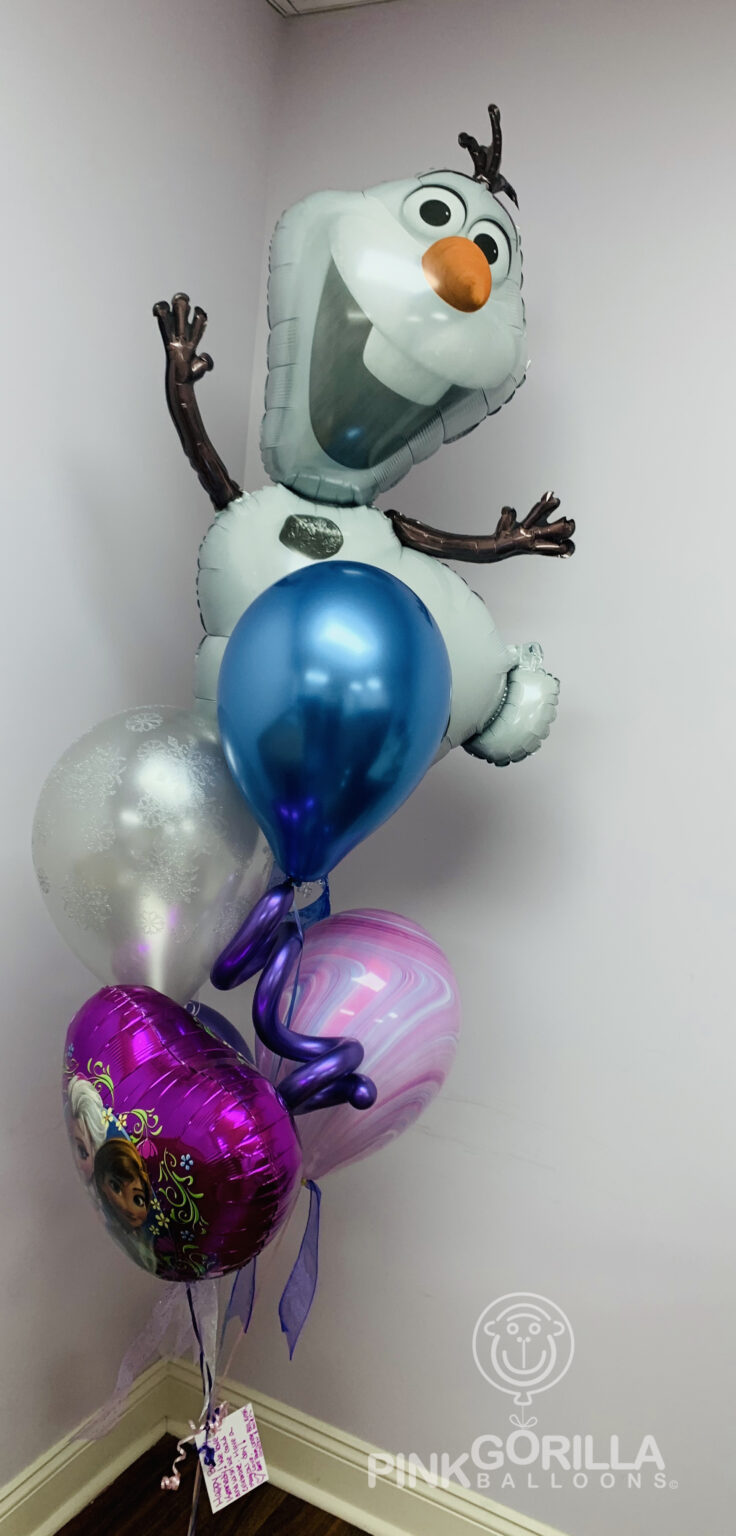 OLAF BALLOONS - Pink Gorilla Balloons